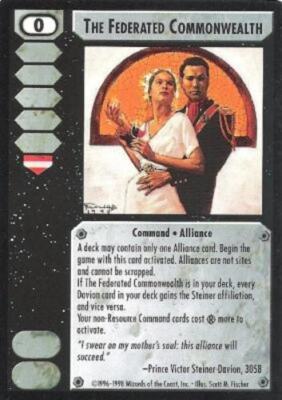 1x The Federated Commonwealth - R Ungraded Crusade - Battletech | eBay