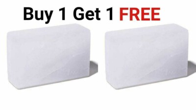 BUY 1 GET 1 FREE PURE NATURAL ALUM STONE MULTI USES ANTISEPTIC BLOCK ...
