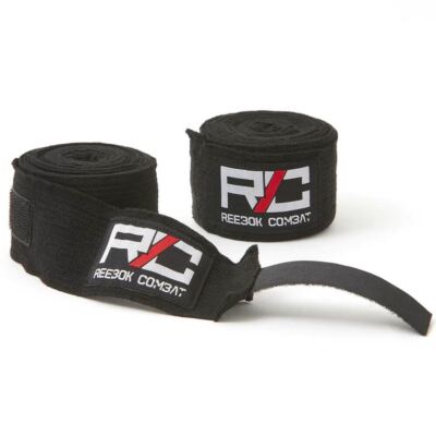 Reebok Combat Hand Wraps Black 180cm | eBay UK