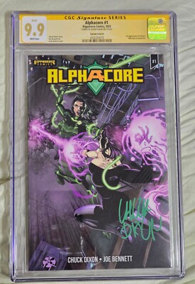 Alphacore #1 Cover B CGC 9.9 Mint - Signed by Chuck Dixon - Rippaverse ...