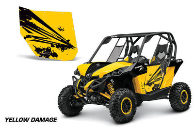 AMR Racing Can-Am Commander Door Decals Graphics for Blingstar Doors YD ...