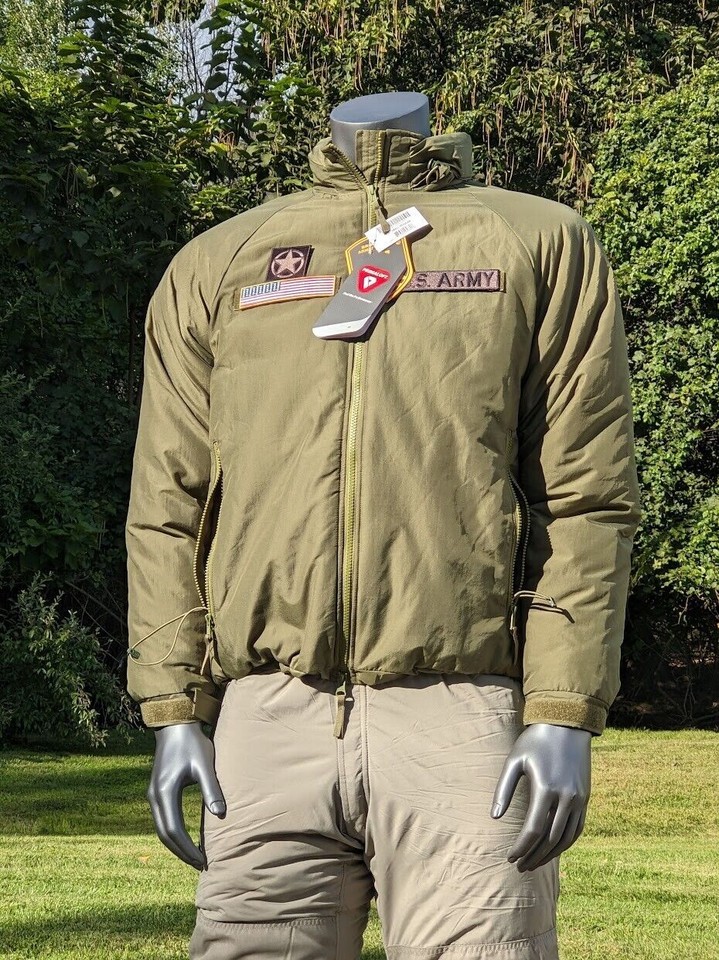 US Army Gen 3 Level 7 PCU ECW PrimaLoft Cold Weather GREEN Parka Jacket ...