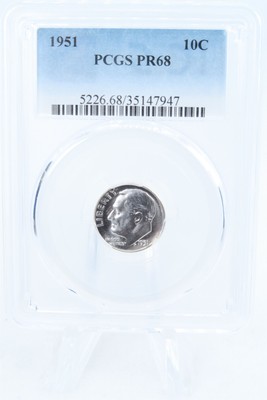 1951-P PCGS PR68 Roosevelt Dime Proof 10C | eBay