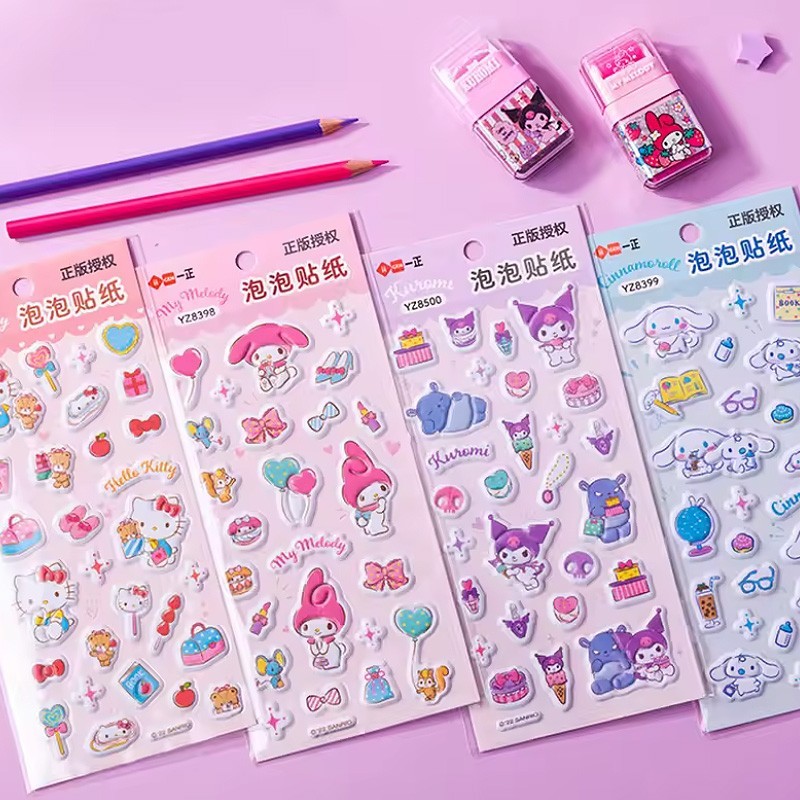 Hello Kitty 3D Foam Stickers Original Sanrio Anime Manga New | eBay