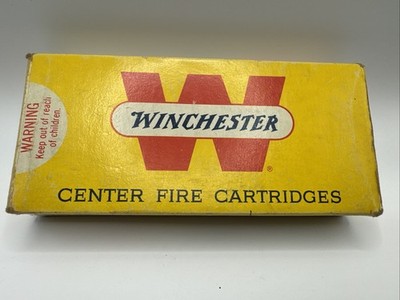 Vintage EMPTY Winchester Rifle Box Yellow And Red 45-70 Government ...