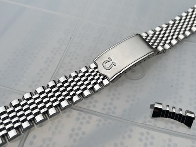 18mm Omega seamaster Rice Bead Wrist Watch Strap Bracelet Stainless ...