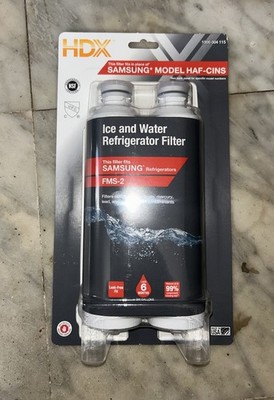 HDX FMS-2 Replacement Water Filter / Purifier for Samsung Refrigerators ...