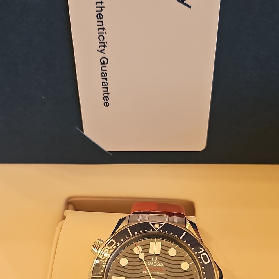 OMEGA Seamaster Diver 300M Co-Axial Chronometer Blue Dial Automatic ...