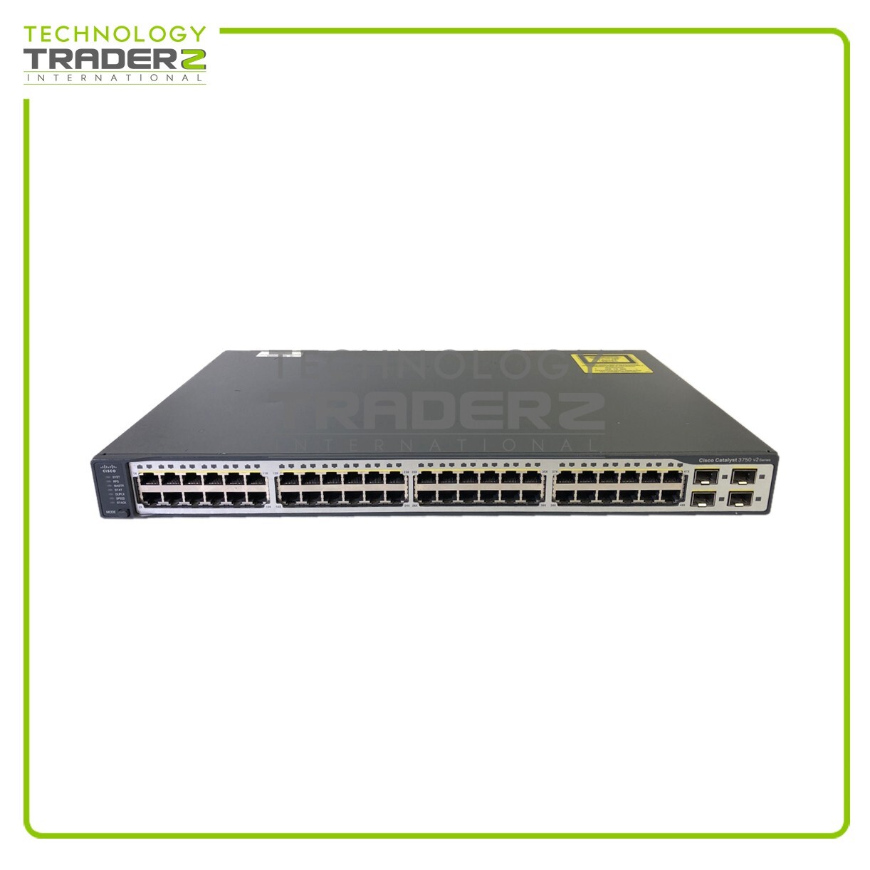 WS-C3750V2-48TS-E V04 Cisco Catalyst 3750V2 48-Port 4x SFP Ethernet ...