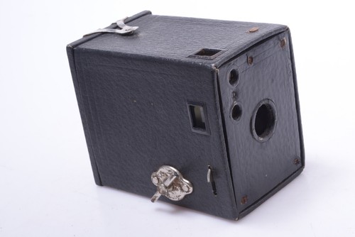 KODAK NO. 0 BROWNIE MODEL A BOX CAMERA 4.5X6CM 127 ROLL FILM GOERZ LENS ...