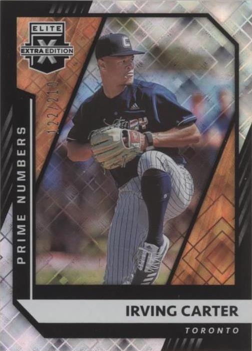 2021 Panini Elite Extra Edition - Irving Carter #152 Prime Numbers A ...