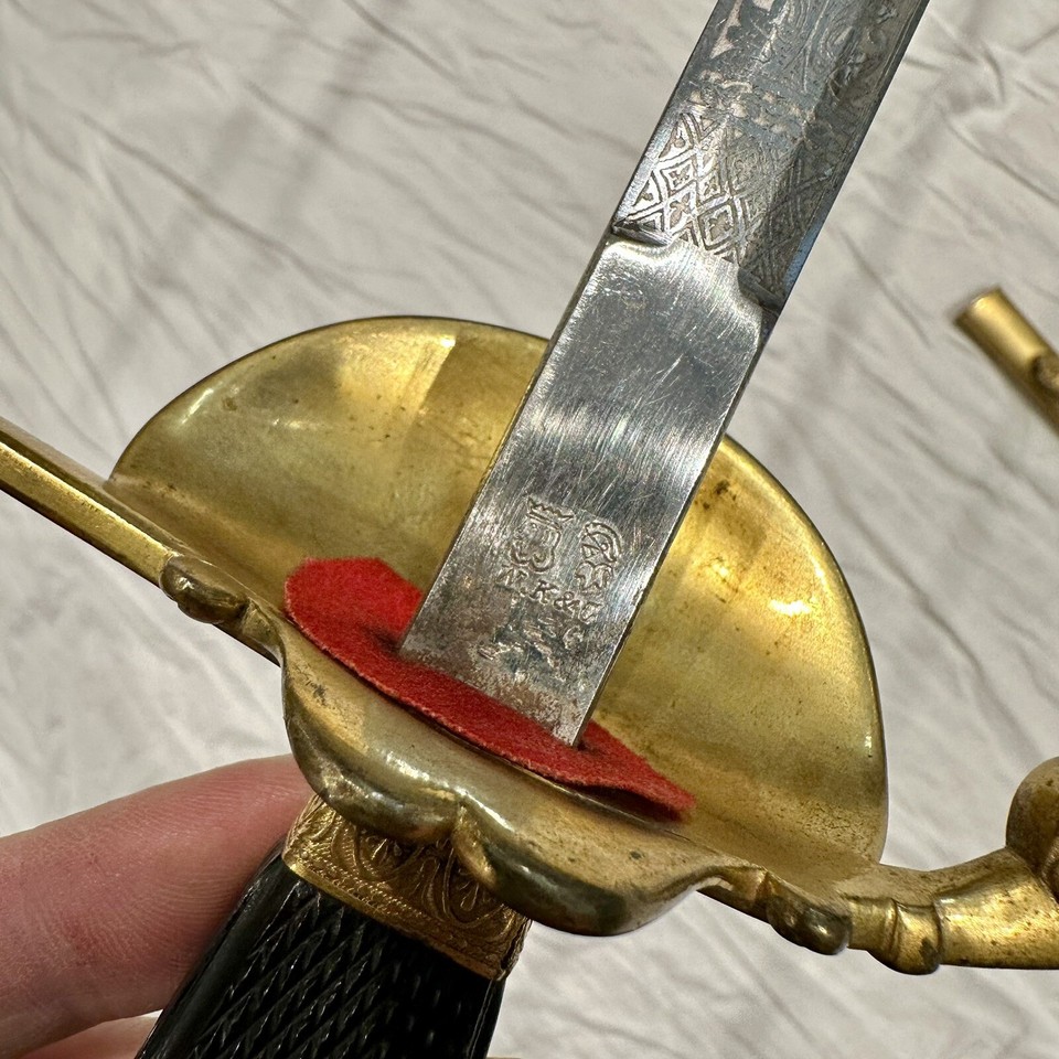 Napoleonic Era c1800 French German Epee Court Sword Acid Etched | eBay