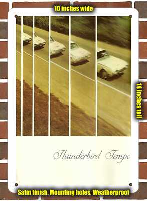 Metal Sign - 1962 Ford Thunderbird (Sign Variant #04) | eBay