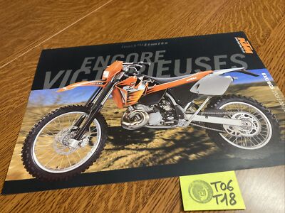 KTM EXC EGS 250 300 380 Sales Brochure Catalog Motorcycle | eBay