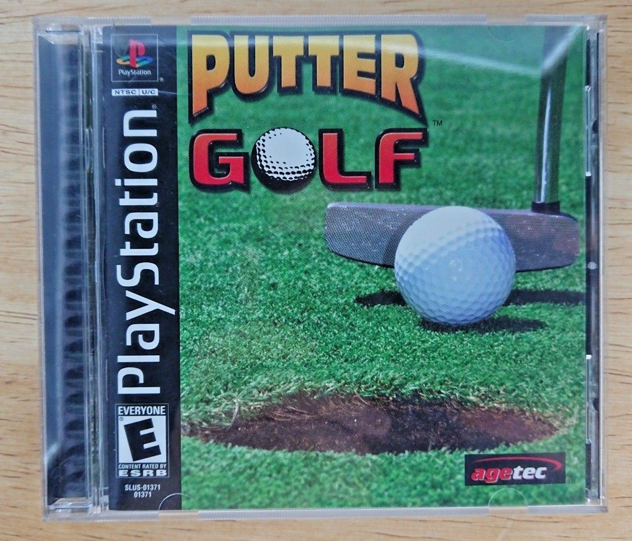 Putter Golf Sony PlayStation 1 Game COMPLETE Manual PS1 PSX Miniature ...
