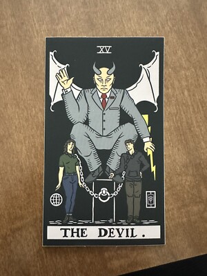 Task Force Doomer The Devil Tarot Card Sticker Forward Observations ...