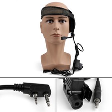 1x Hd-02 Z-tactical Bowman Elite II Headset U94 PTT for Kenwood Baofeng ...