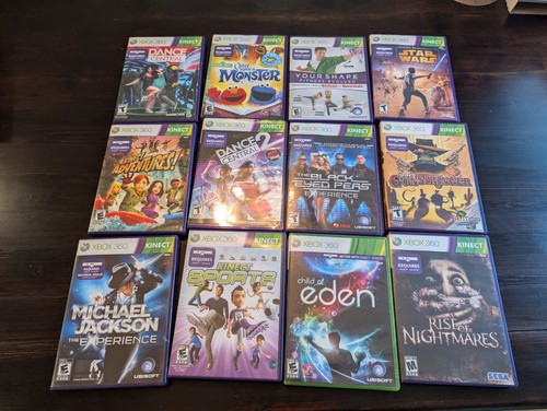 Xbox 360 Lot #8 (12) Kinect Games | eBay