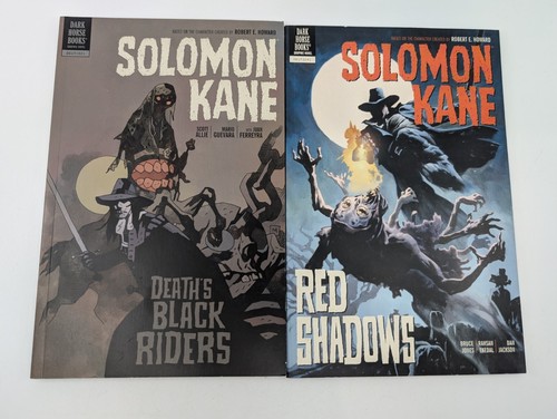 Lot Of 2 SOLOMON KANE: Red Shadows & Death's Black Riders Dark Horse ...