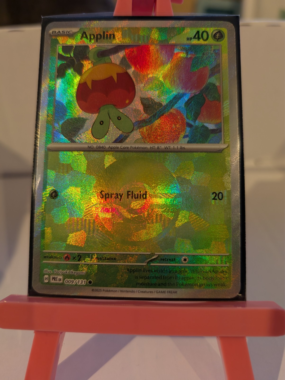 009/131 Applin Pokeball Prismatic Evolutions Pokemon | eBay UK