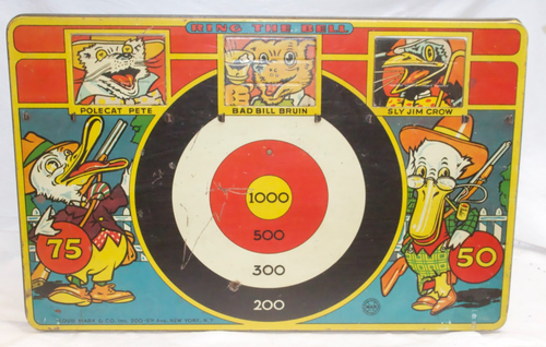 Marx Ring the Bell Target Game 17x11 inches | eBay