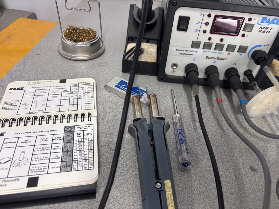 Pace 7008-0210-02 SensaTemp Soldering Station module MBT With Handpiece ...