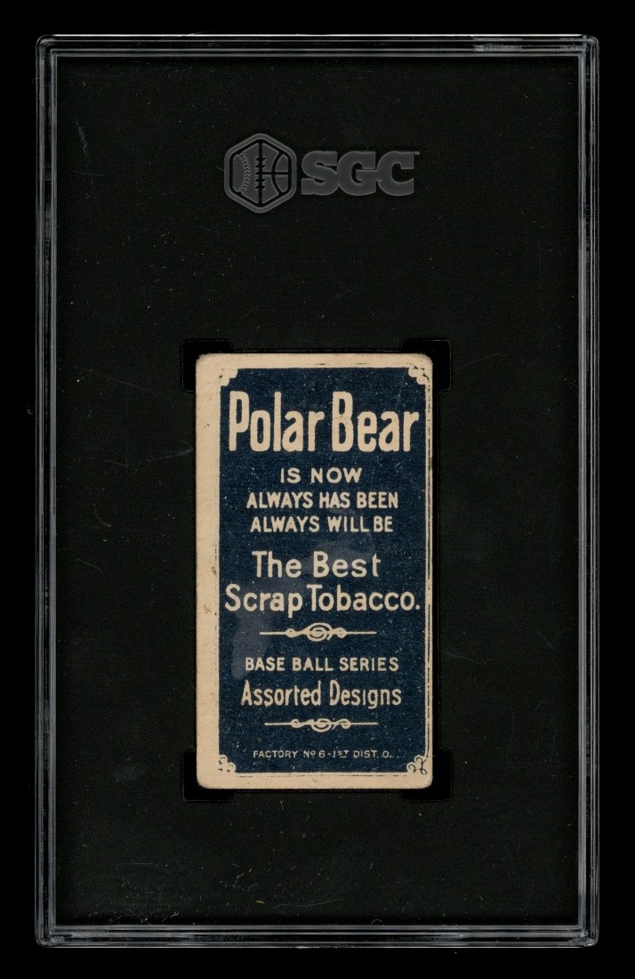 1909-11 T206 Set-Break Kid Elberfeld Washington, Fielding Polar Bear ...