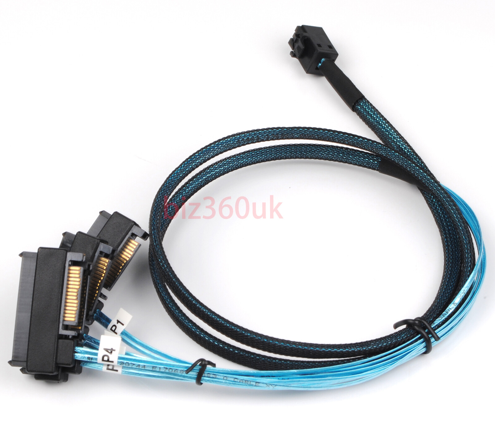 HD MINI SAS SFF 8643 to 4X SFF (29Pin) 8482 SAS Drive Connector Power ...