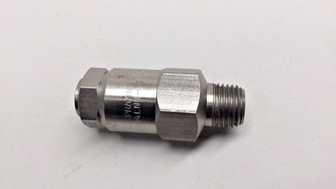 Spraying Systems 1/4LNN-SS Atomizing Stainless Nozzle 1/4" NPT Capacity ...