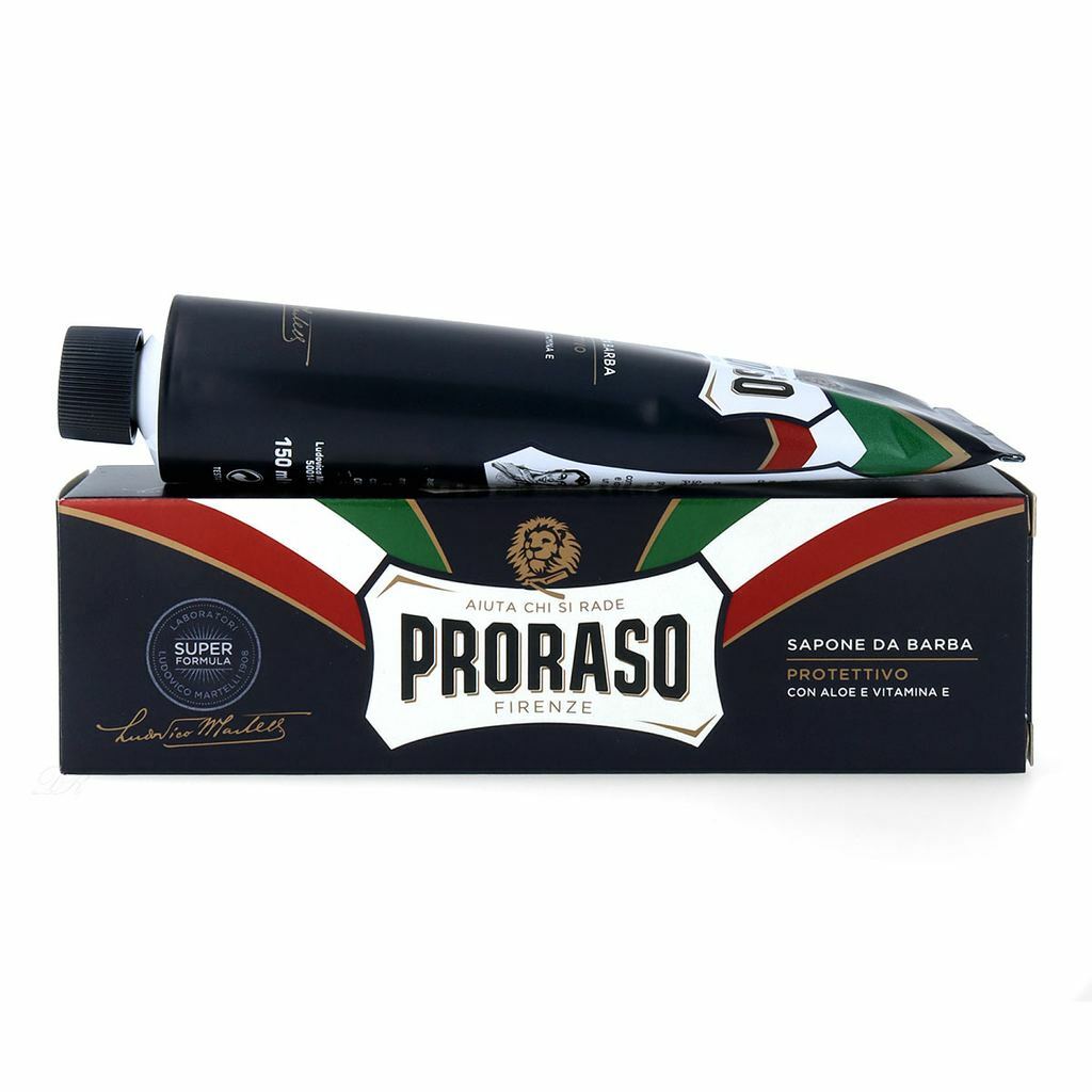 Proraso Shaving Cream, Protective and Moisturizing,5.2 oz (150 ml) BLUE ...