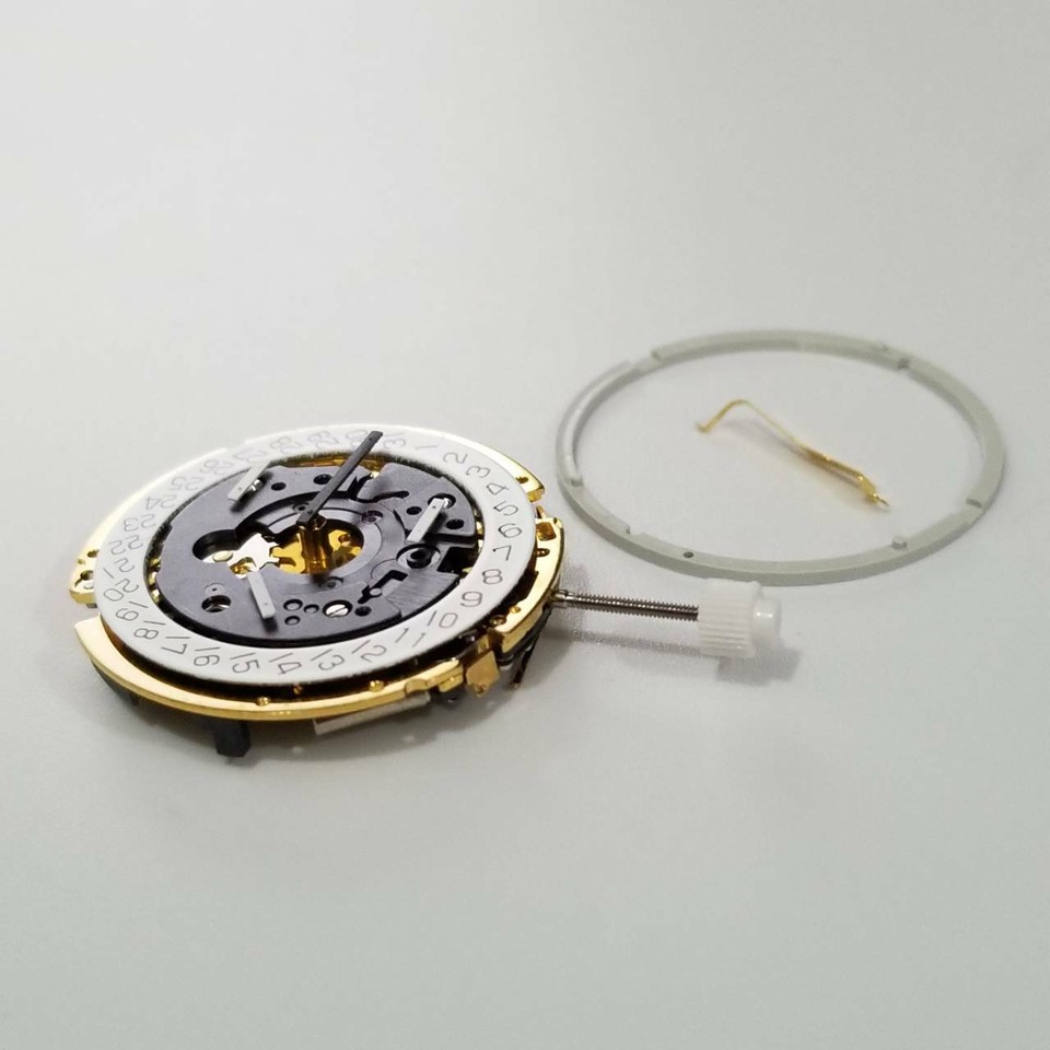 ISA 8172/220 Quartz Movement Gold Watches Repair Parts Replaces 8162/ ...