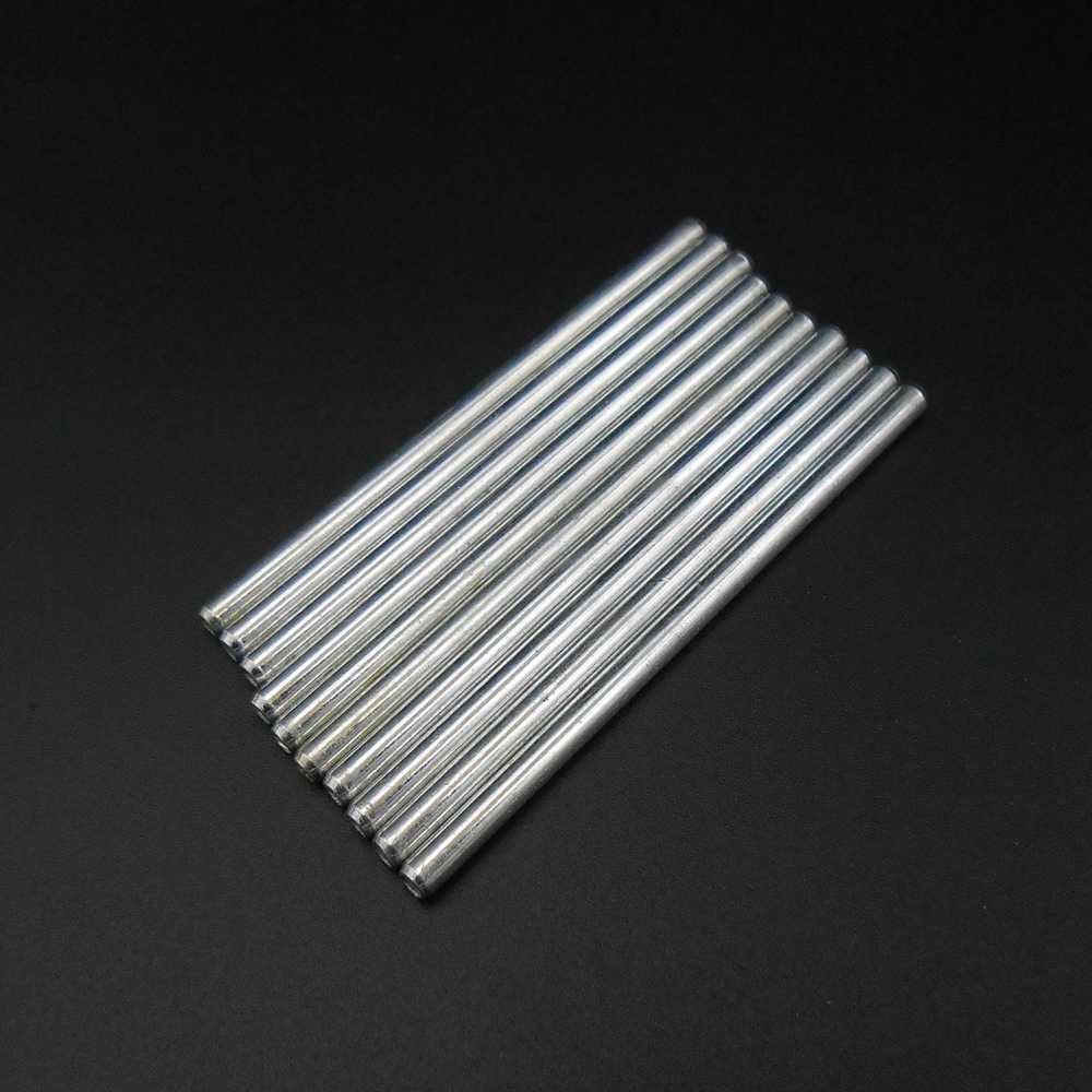 10Pcs Dia. 3MM Length 60MM Iron Shaft Toy Car Gear Wheel M3 Axle ...
