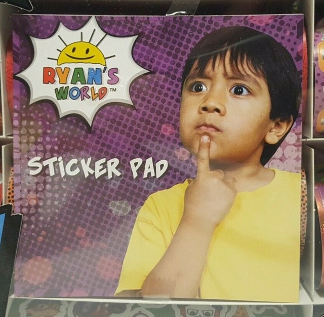 Ryan's World Sticker Kit by Pocket Watch. Over 1000 Stickers NEW in ...