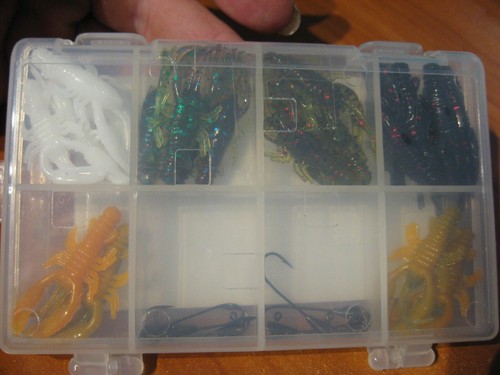 28 Pc Leland's Trout Slayer Kit Jig Lures & Plastic Craw Fishing Baits ...