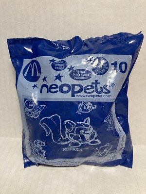McDonalds Neopets #10 Meerca New Sealed in Original Package Happy Meal ...