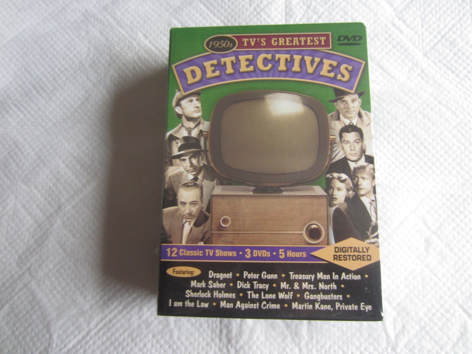 1950s TV's Greatest Detectives (DVD 3-Disc Set, 2002) - FACTORY SEALED ...