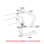 GENUINE OEM TOYOTA 03-05 COROLLA MATRIX 1.8L 1ZZ-FE VENTILATION HOSE ...
