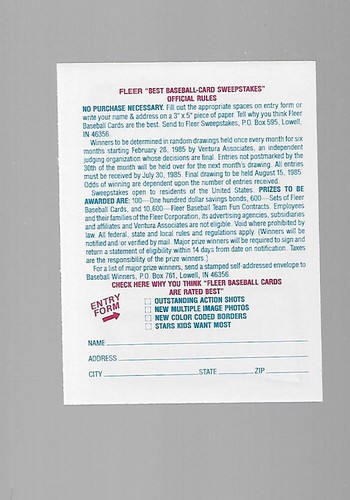 Awesome , 1985 Cleveland Indians Team Sticker, Fleer | eBay