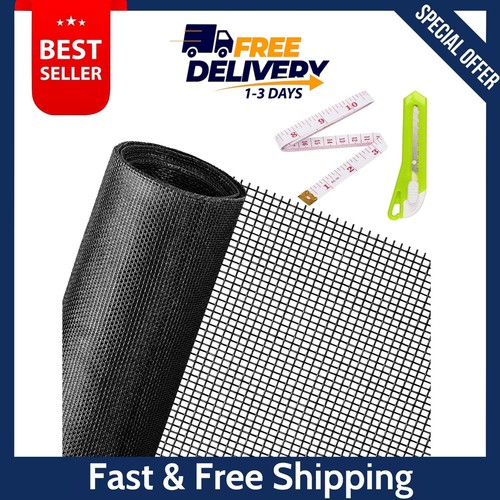 Windows Screen and Screen Door Repair Kit 48X 118 Fiberglass Screen ...