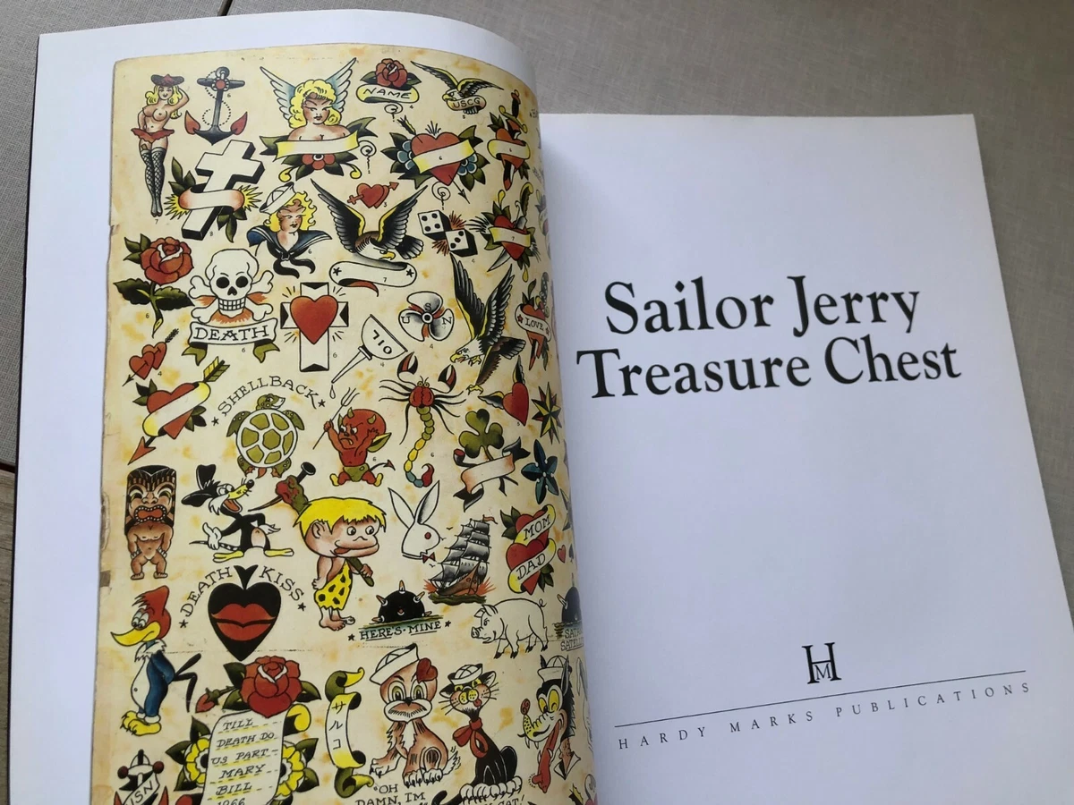 Treasure Chest Tattoo Flash