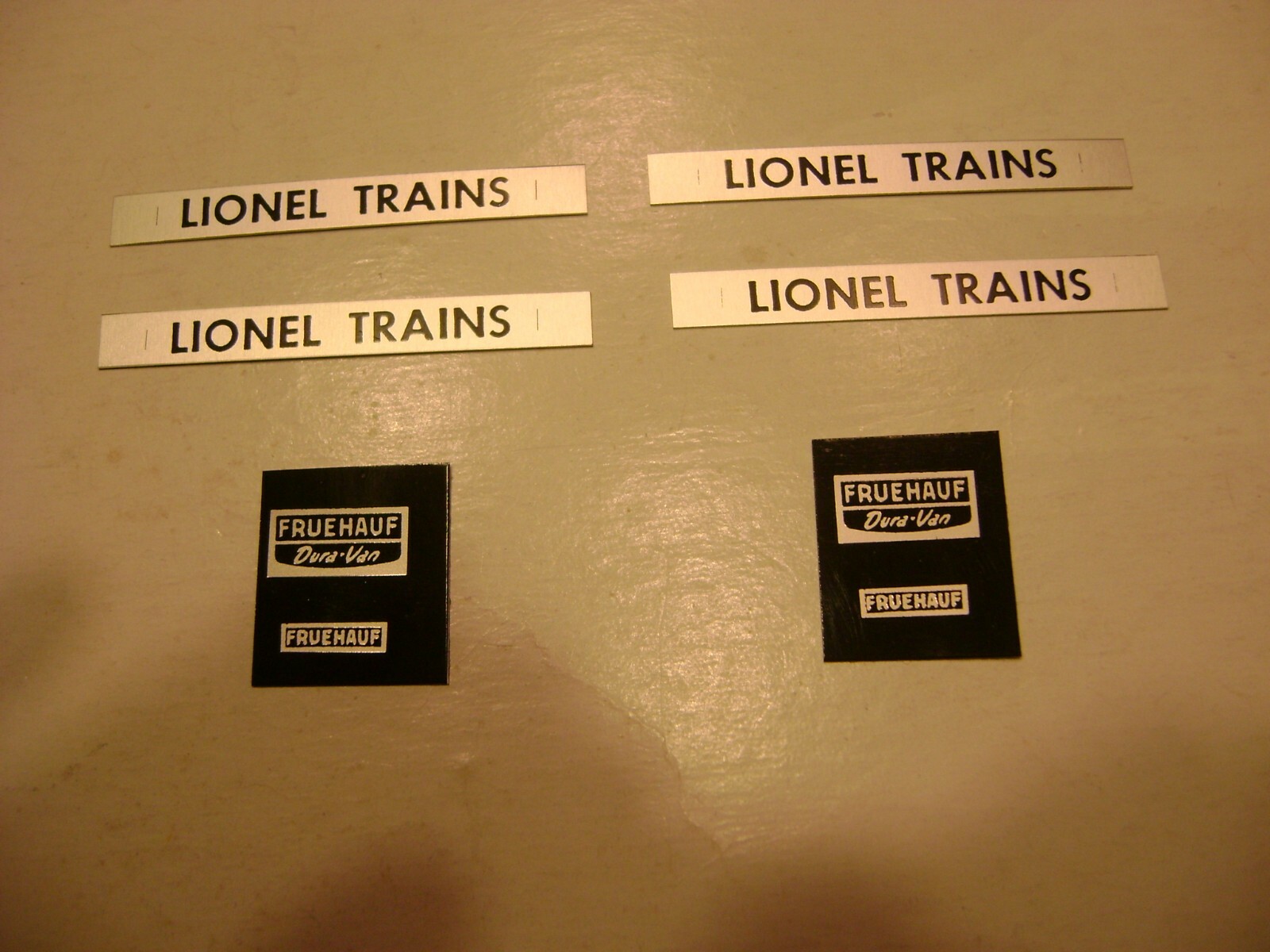 Lionel 3460 Green Van Stickers & Plates (Fruehauf & Lionel Trains ...