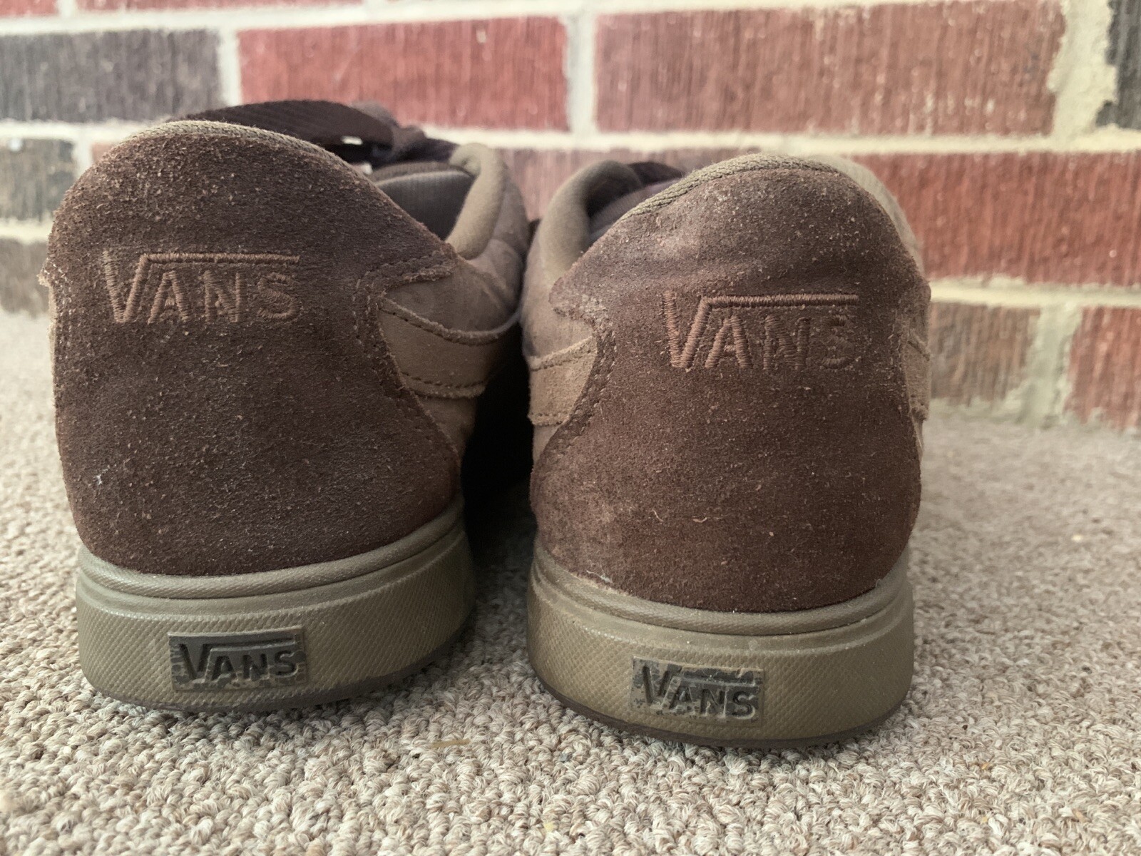 Vans MacGyver Brown Leather Skateboard Sneakers Shoes… - Gem