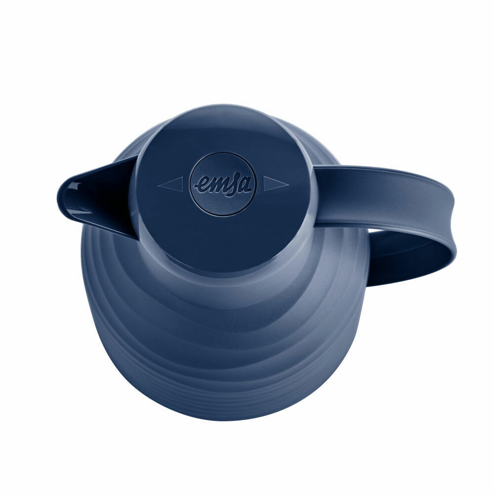 Emsa vacuum jug teapot coffee pot SAMBA WAVE QP plastic Navy 1 L | eBay