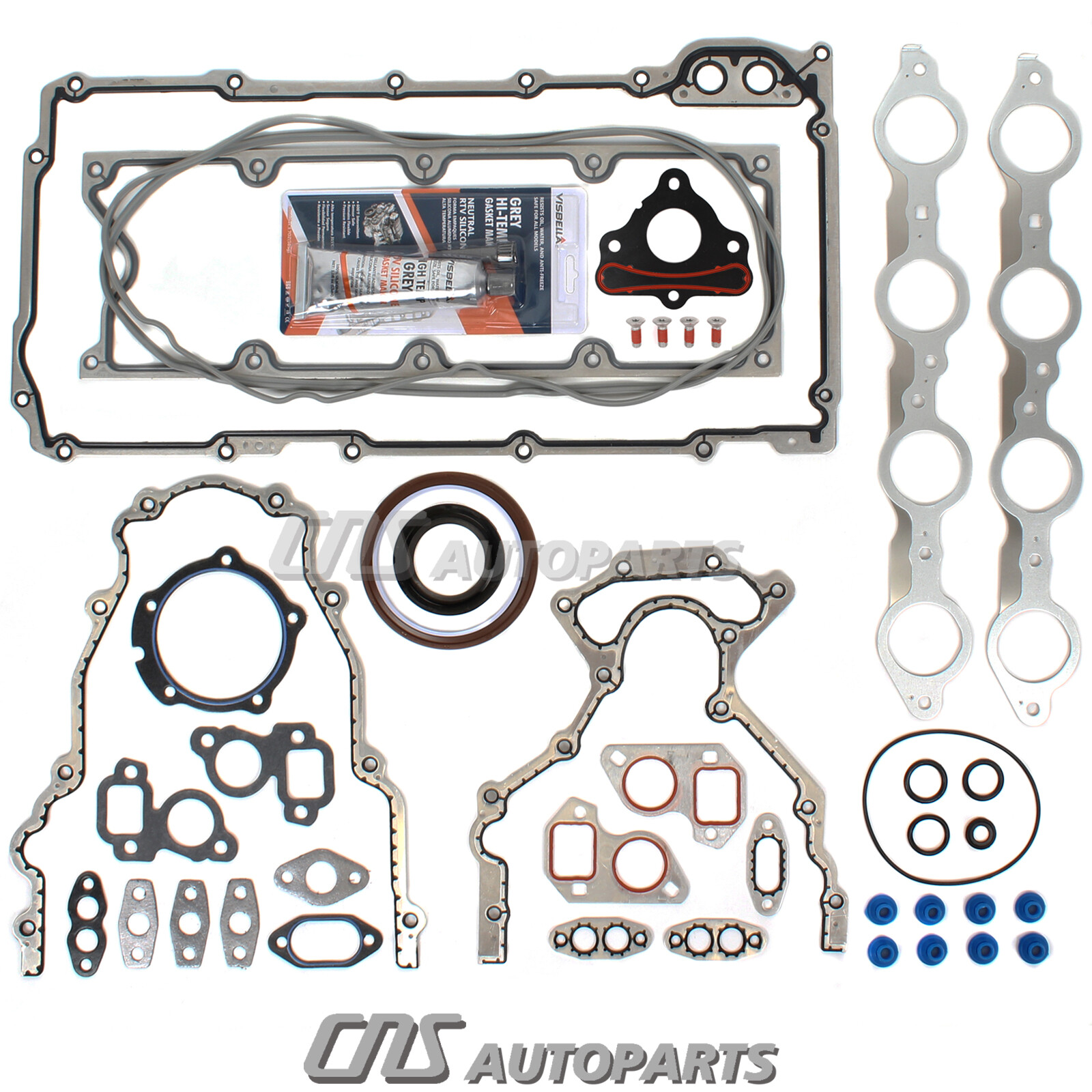 Fits LS1 LS2 LS3 LS4 LS5 LS6 4.8L 5.3L 5.7L 6.0L GEN III LS Gasket Set ...
