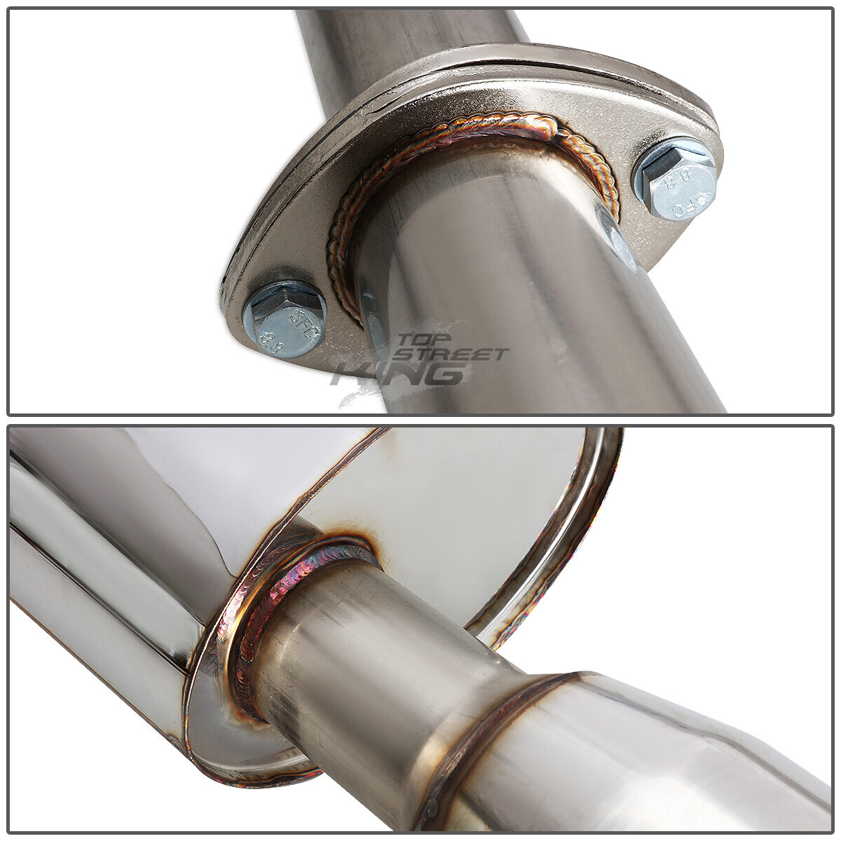 FOR 04-08 NISSAN MAXIMA V6 A34 DUAL 4" TIP STAINLESS STEEL CATBACK ...