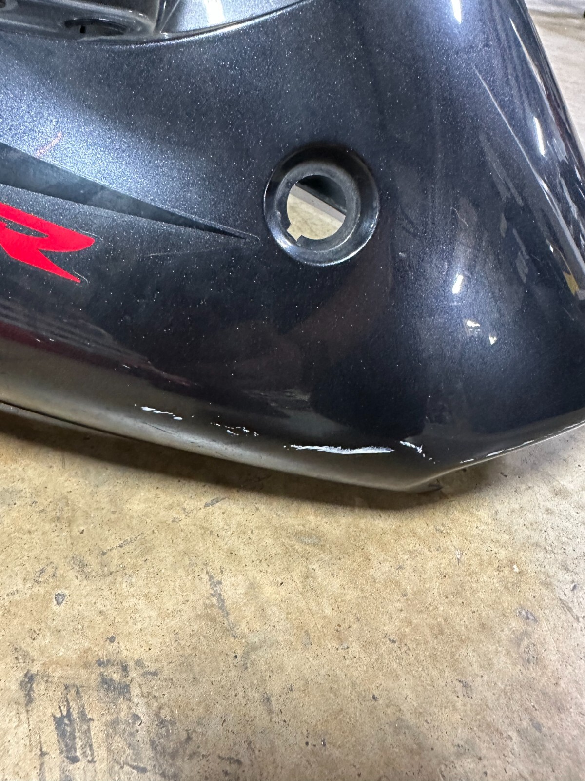 99-07 SUZUKI HAYABUSA BUSA GSX1300R REAR TAIL FAIRING COWL SHROUD-GREY ...