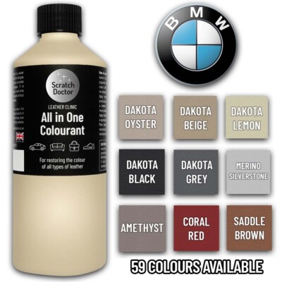 Leather Repair Paint Dye for BMW Car Seats and Interior. 63 Colours ...
