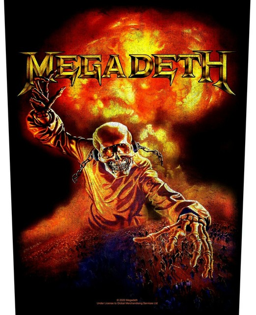 Megadeth - Nuclear Backpatch Rückenaufnäher online kaufen | eBay
