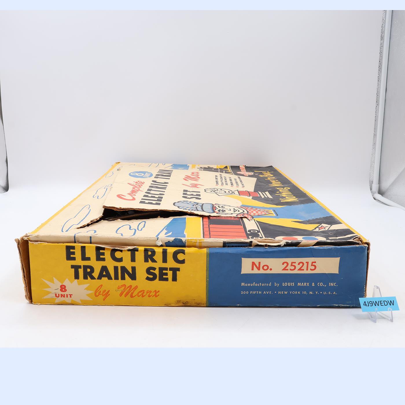 Complete 8 Unit Electrical Train Set 1950s-60s Louis Marx Vintage Toy ...