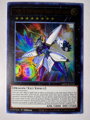 Yu-Gi-Oh! TCG Number 38: Hope Harbinger Dragon Titanic Galaxy GFTP2 NM ...